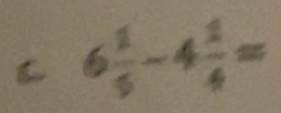 Solved: 6 1/5 -4 1/4 = [Math]