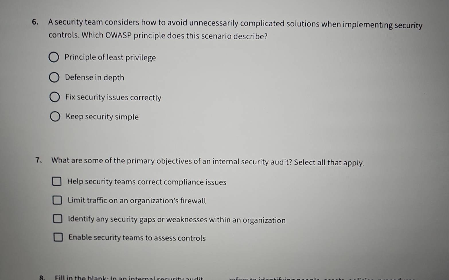 Solved: A security team considers how to avoid unnecessarily ...