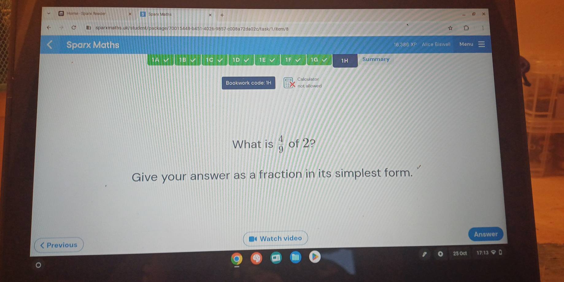 Solved: Home - Sparx Reader Sparx Maths C sparxmaths.uk/student/package ...