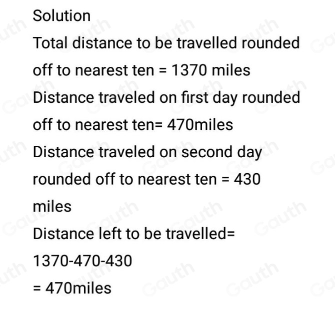 Solved: Malcolm is driving 1, 373 miles from Wichita to Charleston for ...
