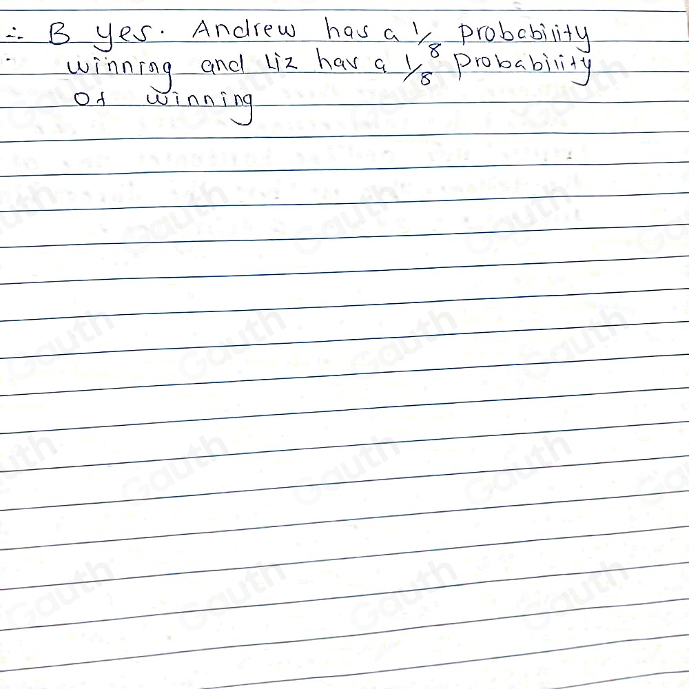 Solved: Two friends, Andrew and Liz, are playing a game using this ...