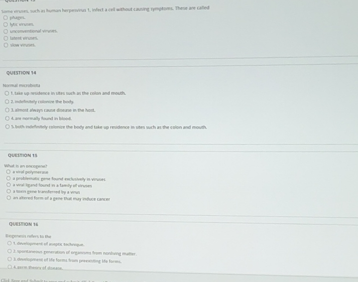 Solved: Some viruses, such as human herpesvirus 1, infect a cell ...