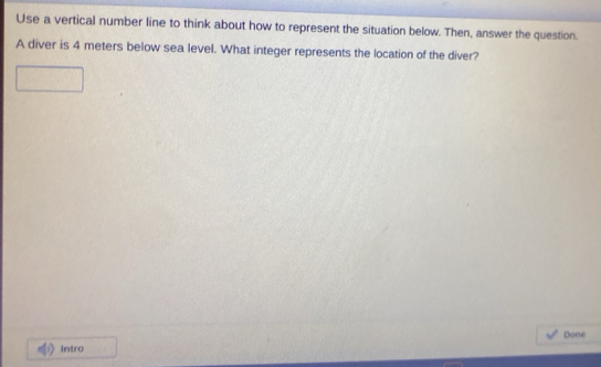 Solved: Use a vertical number line to think about how to represent the ...