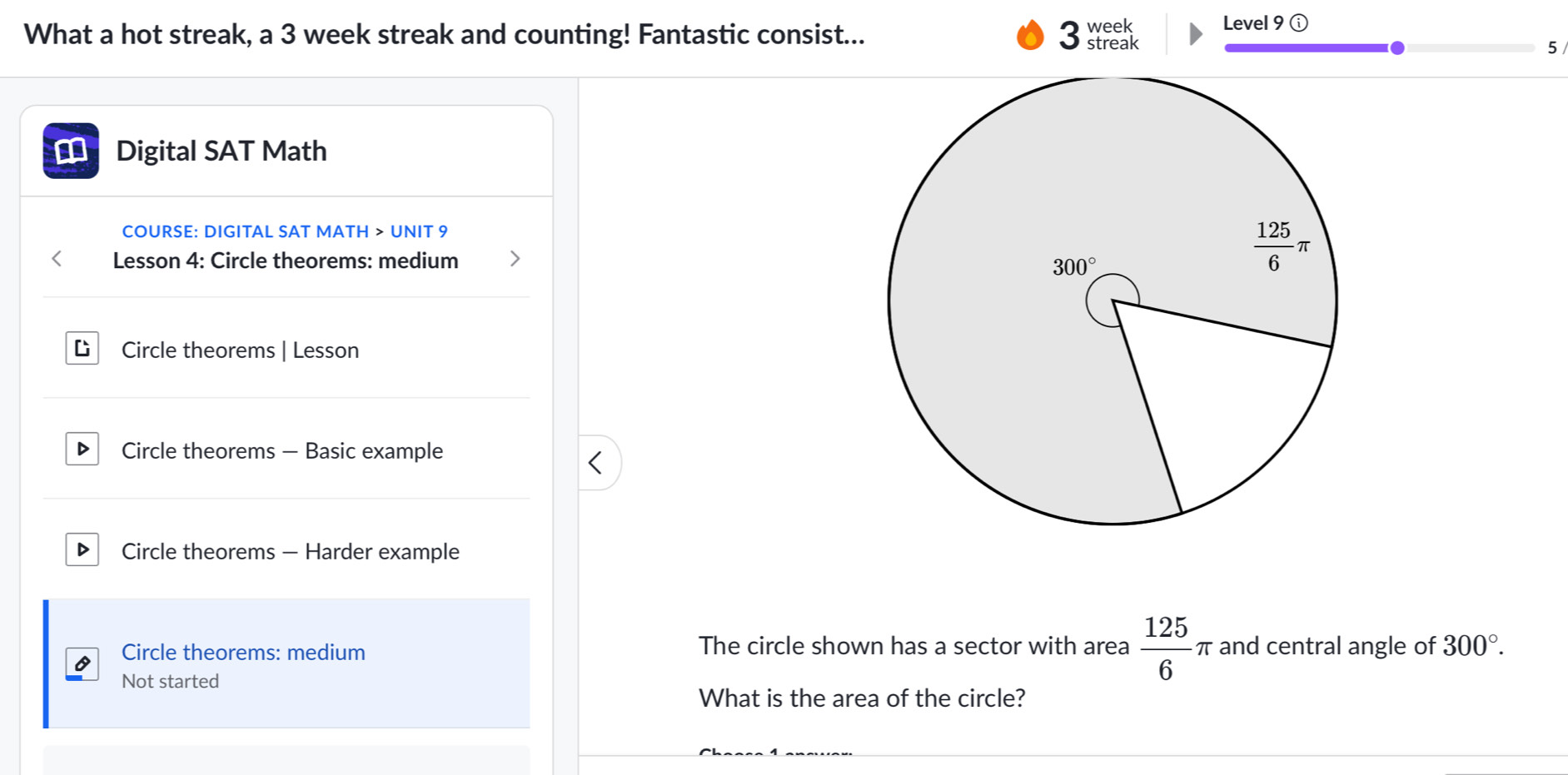 Solved: What a hot streak, a 3 week streak and counting! Fantastic ...