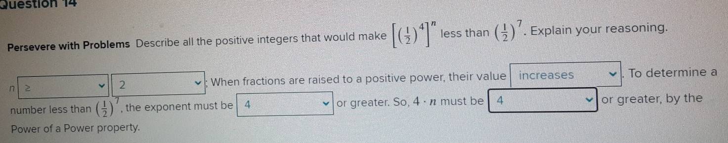 Solved: Persevere with Problems Describe all the positive integers that ...