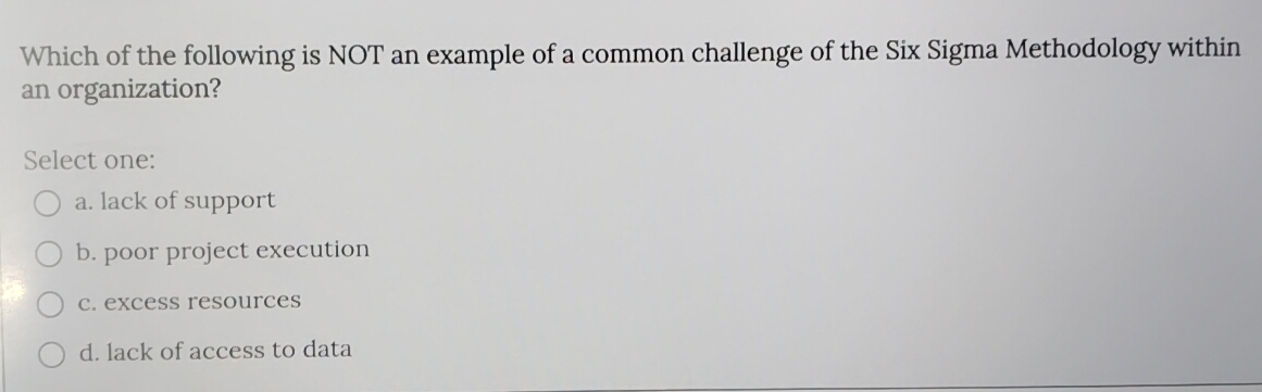 Selesai:Which of the following is NOT an example of a common challenge ...