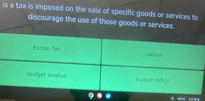 Solved: is a tax is imposed on the sale of specific goods or services ...