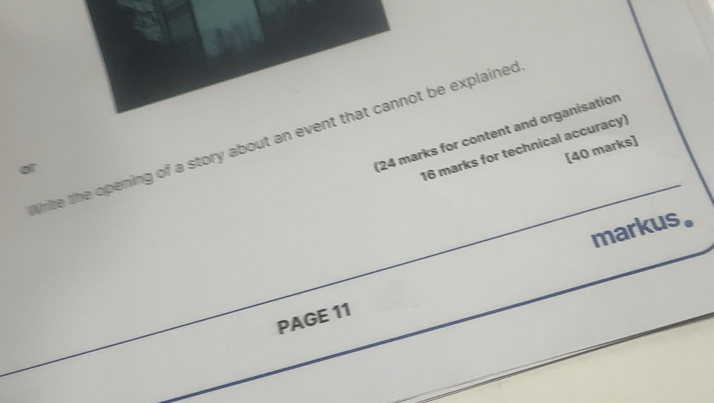 Résolu :Write the opening of a story about an event that cannot be ...