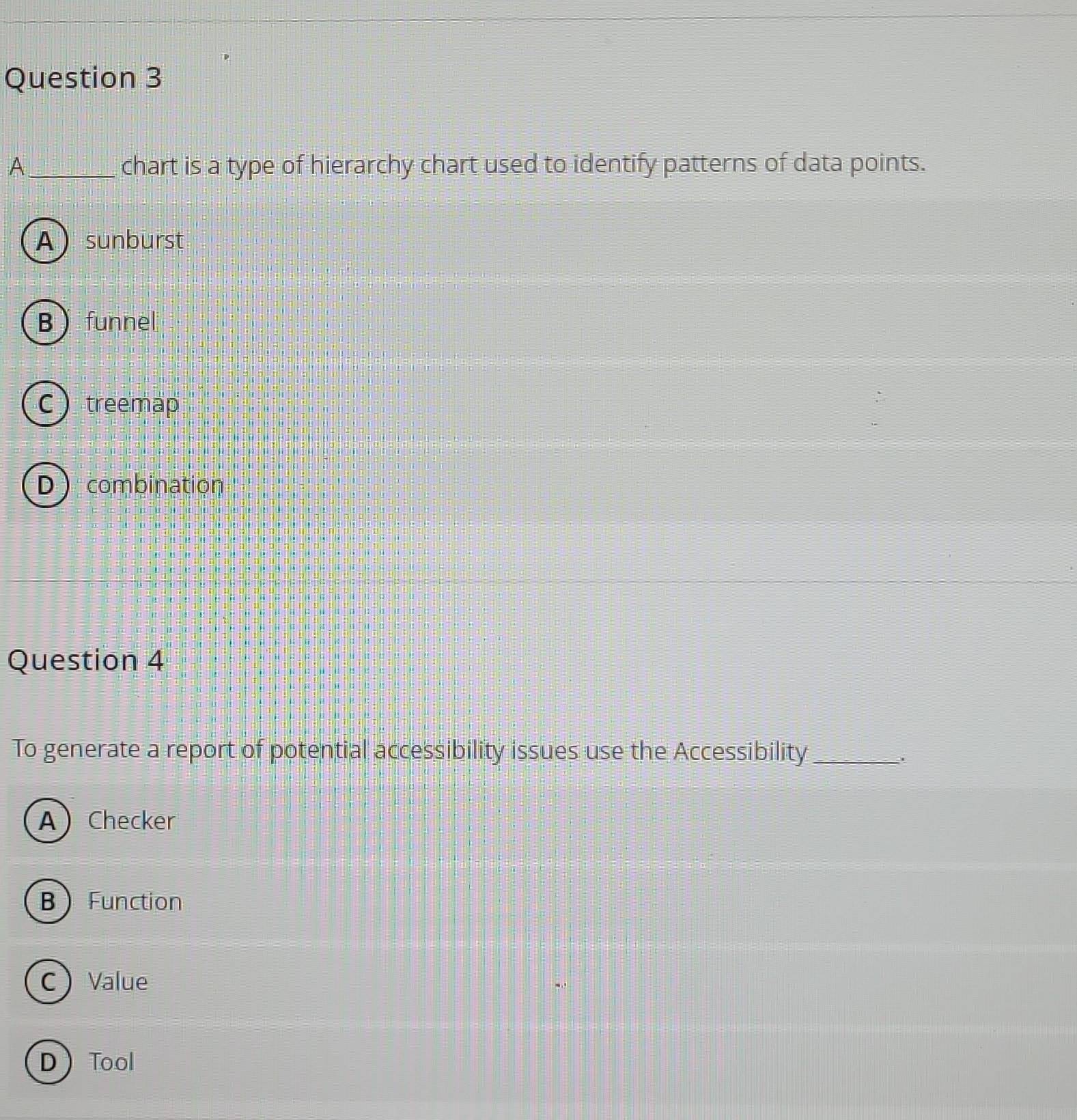 Solved: A_ chart is a type of hierarchy chart used to identify patterns ...