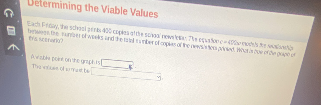 Resuelto:Determining the Viable Values Each Friday, the school prints ...