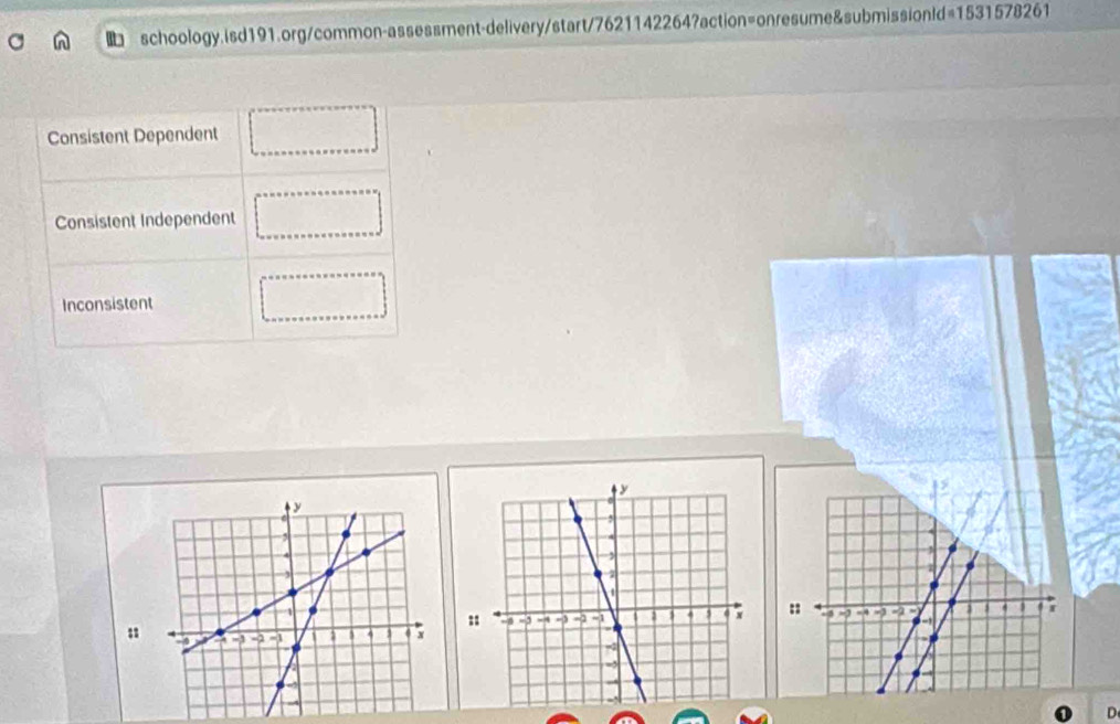 Solved: Consistent Dependent Consistent Independent ° Inconsistent :: D ...