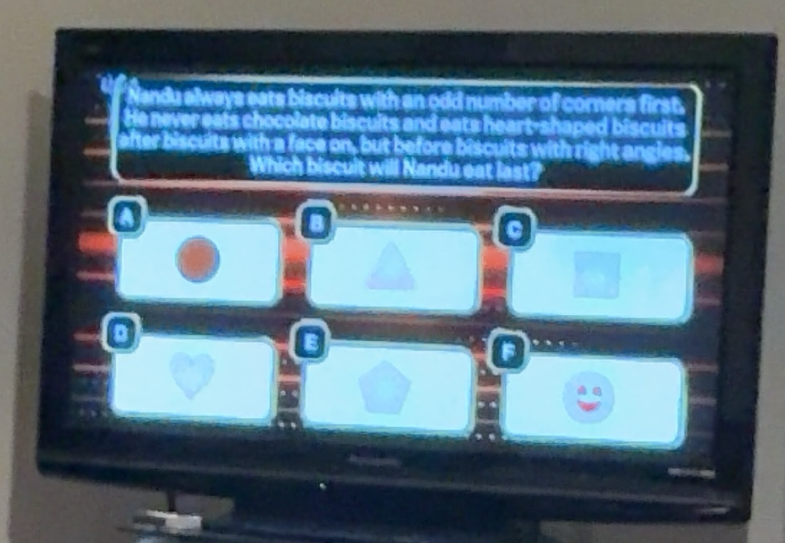 Solved: Nandu always eats biscults with an odd number of corners first ...