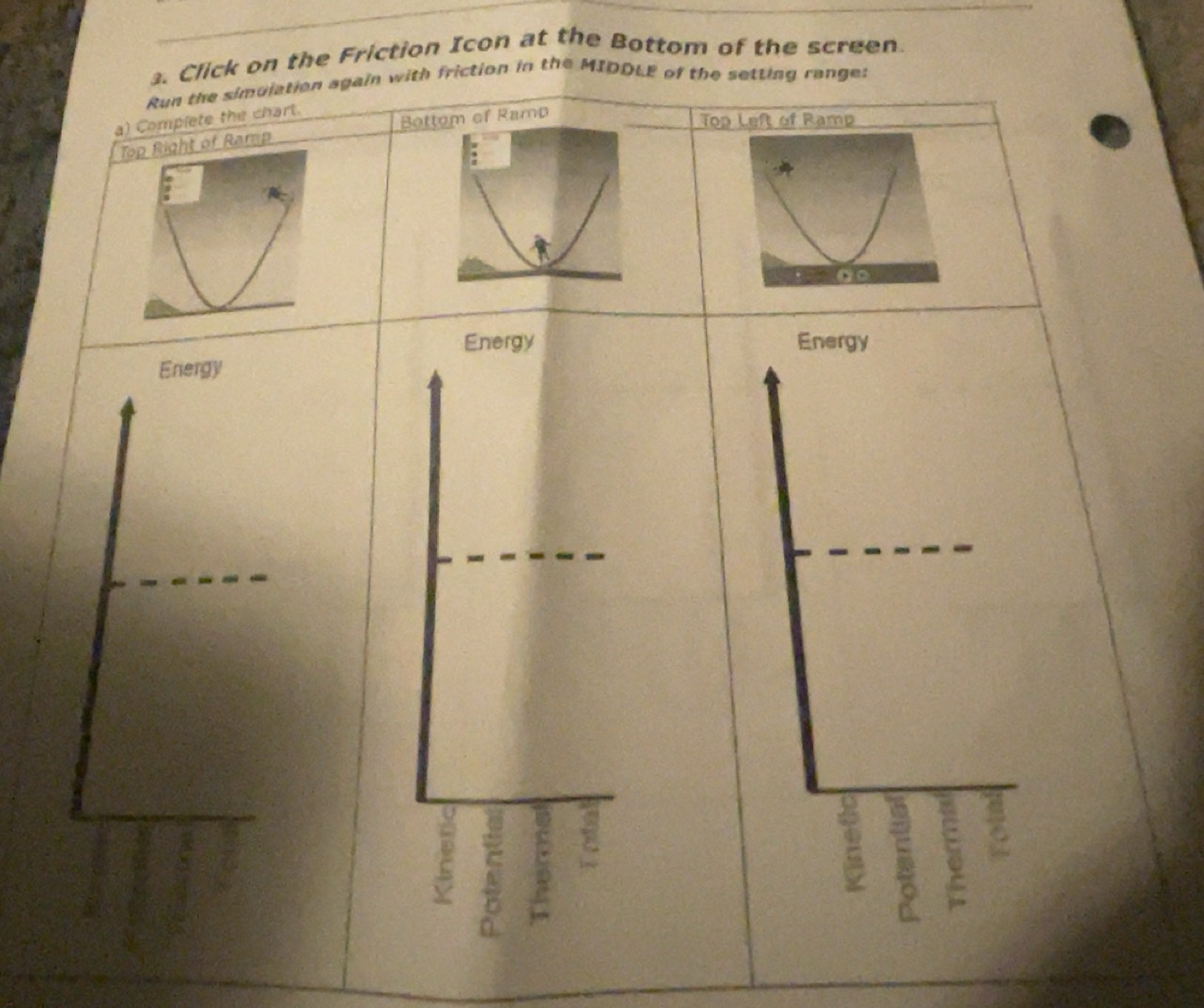 Solved: Click on the Friction Icon at the Bottom of the screen. Run the ...