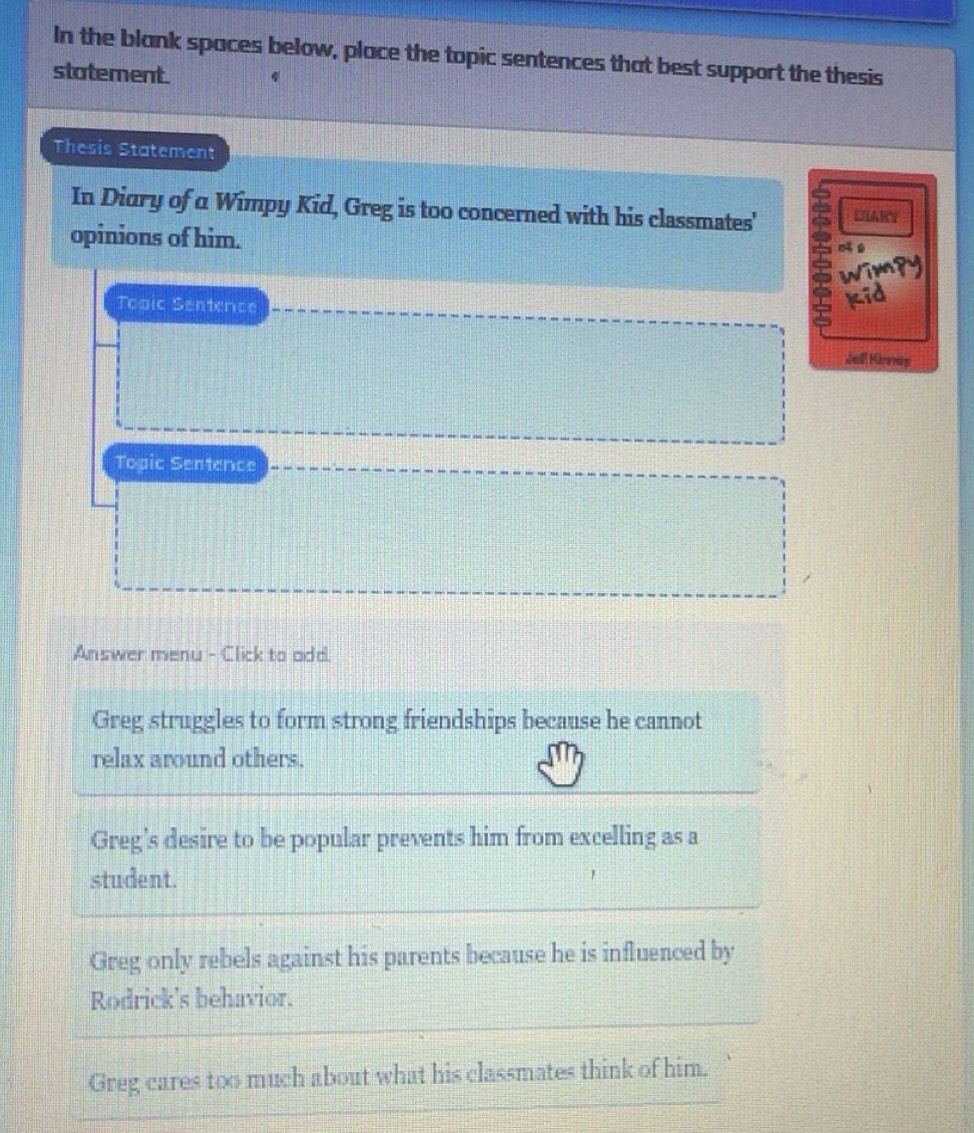 Resuelto:In the blank spaces below, place the topic sentences that best ...