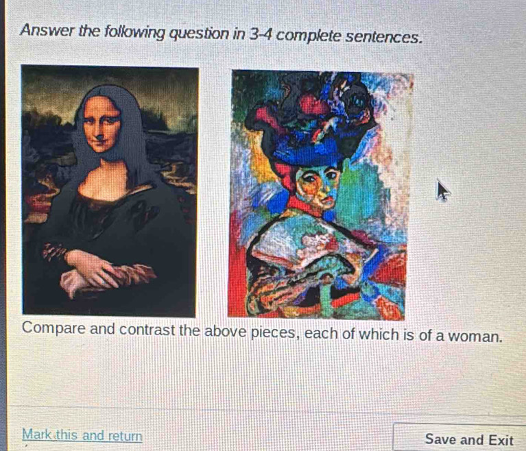 Solved: Answer the following question in 3-4 complete sentences ...