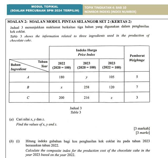 Selesai:MODUL TOPIKAL TOPIK TINGKATAN 4: BAB 10 (SOALAN PERCUBAAN SPM ...