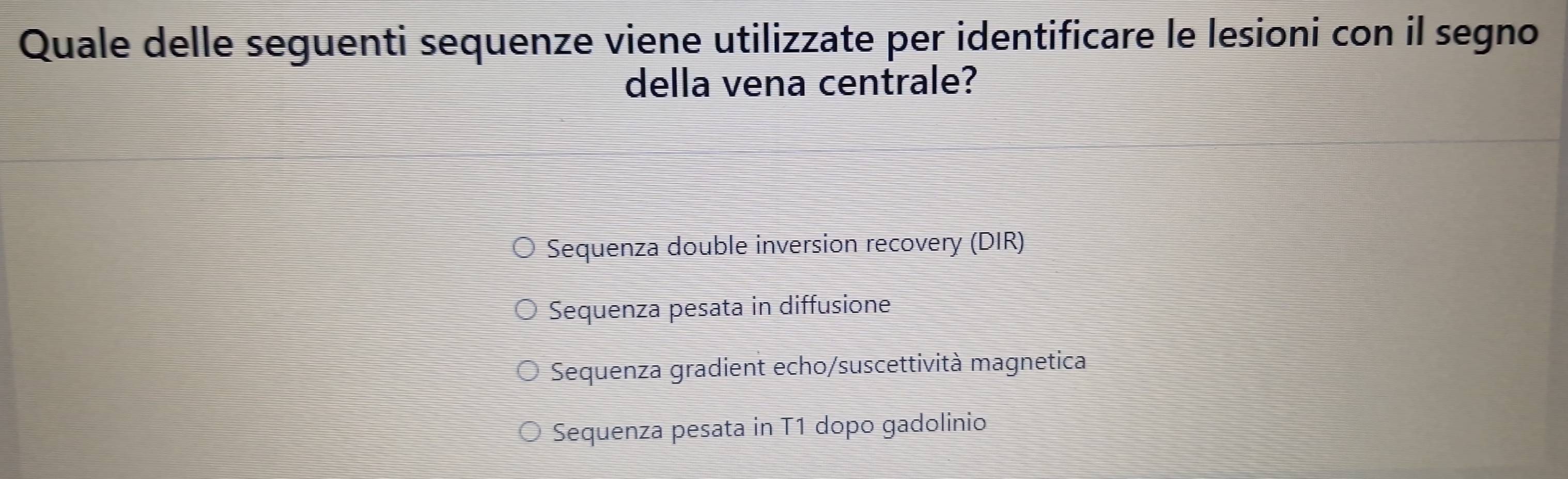 Risolto:Quale delle seguenti sequenze viene utilizzate per identificare ...