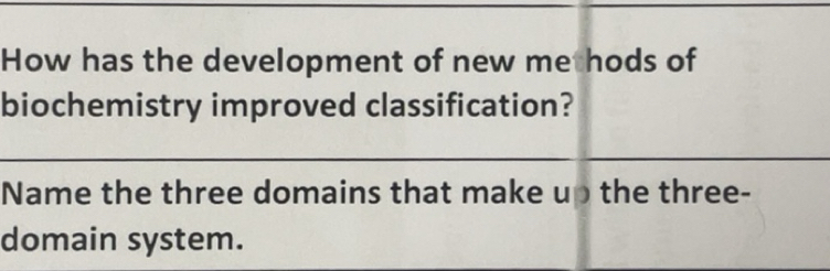 Solved: How has the development of new me hods of biochemistry improved ...