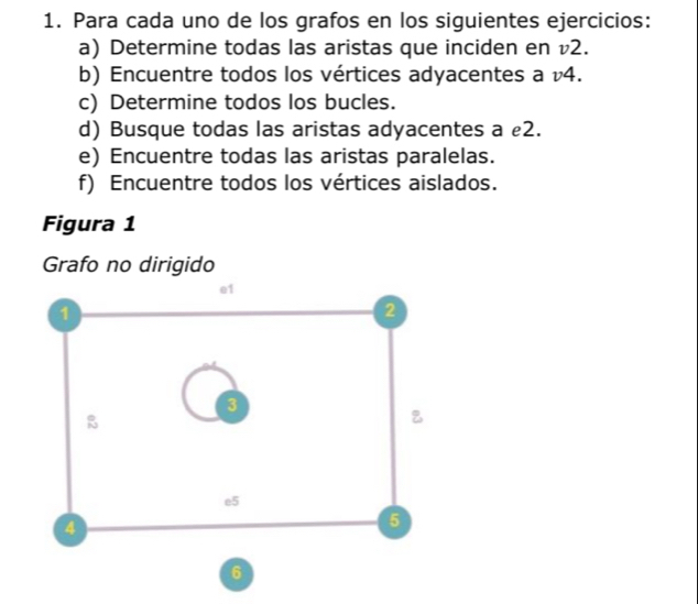 Resuelto:Para cada uno de los grafos en los siguientes ejercicios: a ...