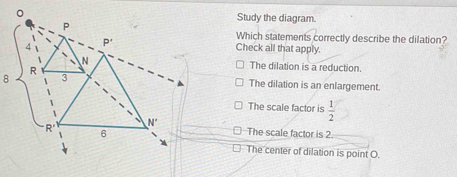 Solved: Study the diagram. Which statements correctly describe the ...