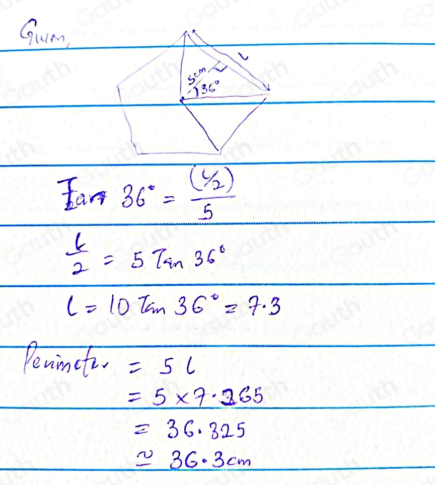 Solved: Select the correct answer. This is a regular pentagon. The ...