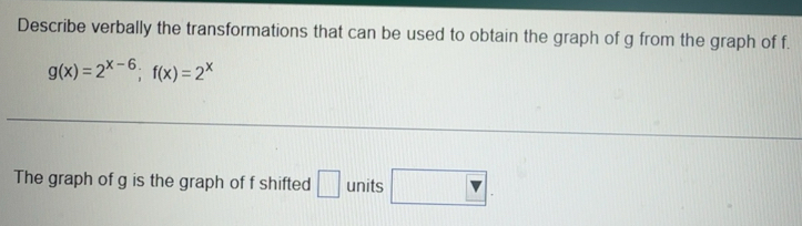 Solved: Describe verbally the transformations that can be used to ...