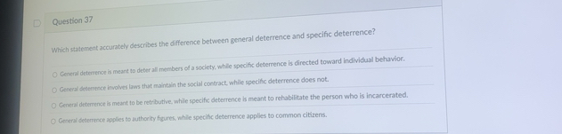 Solved: Which statement accurately describes the difference between ...