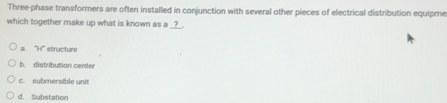 Solved: Three-phase transformers are often installed in conjunction ...