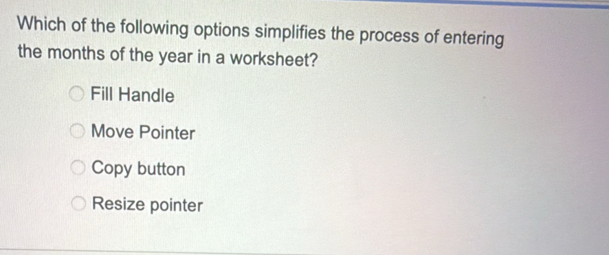 Solved: Which of the following options simplifies the process of ...