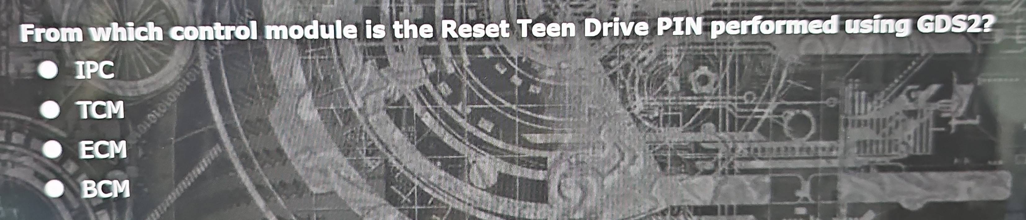 Solved: IPC TCM ECM BCM [Others]