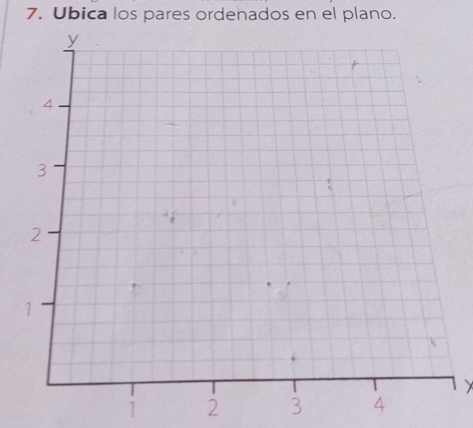 Resuelto:Ubica los pares ordenados en el plano. 2