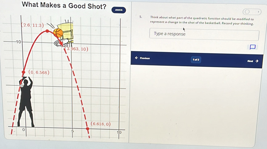 Solved: What Makes a Good Shot? . Think about what part of the ...