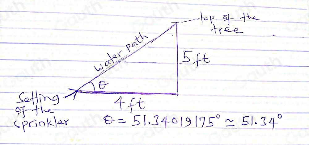 Solved: 27 6. Alayna is trying to determine the angle at which to aim ...