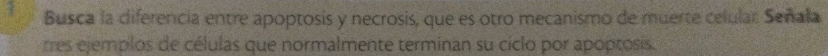 Resuelto:Busca la diferencia entre apoptosis y necrosis, que es otro ...