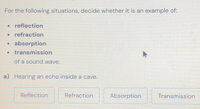 Solved: For the following situations, decide whether it is an example ...