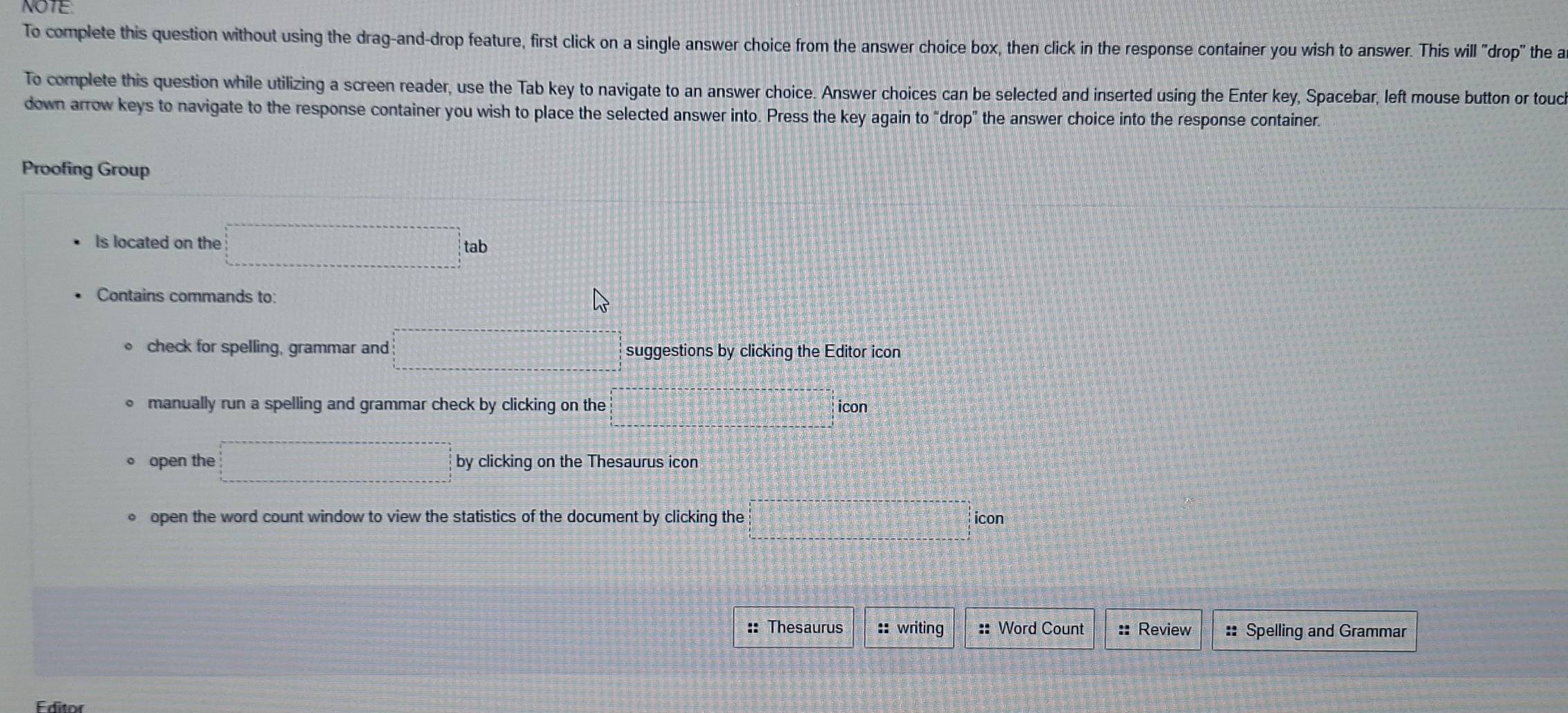 Resuelto:NOTE To complete this question without using the drag-and-drop ...