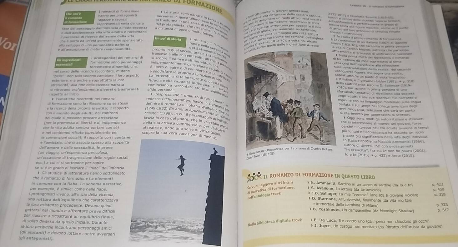 Risolto:Formazione Lezane 10 I mmane o temainee | romanzi di formazione ...