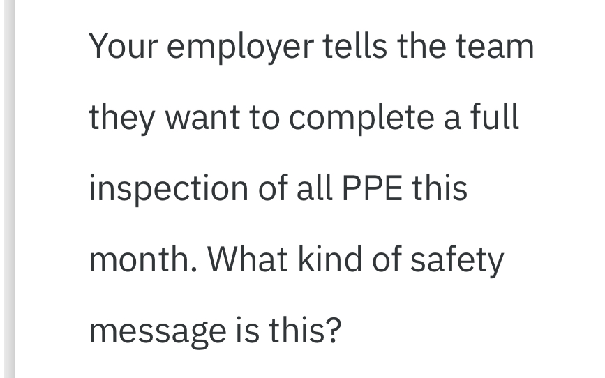 Solved: Your employer tells the team they want to complete a full ...