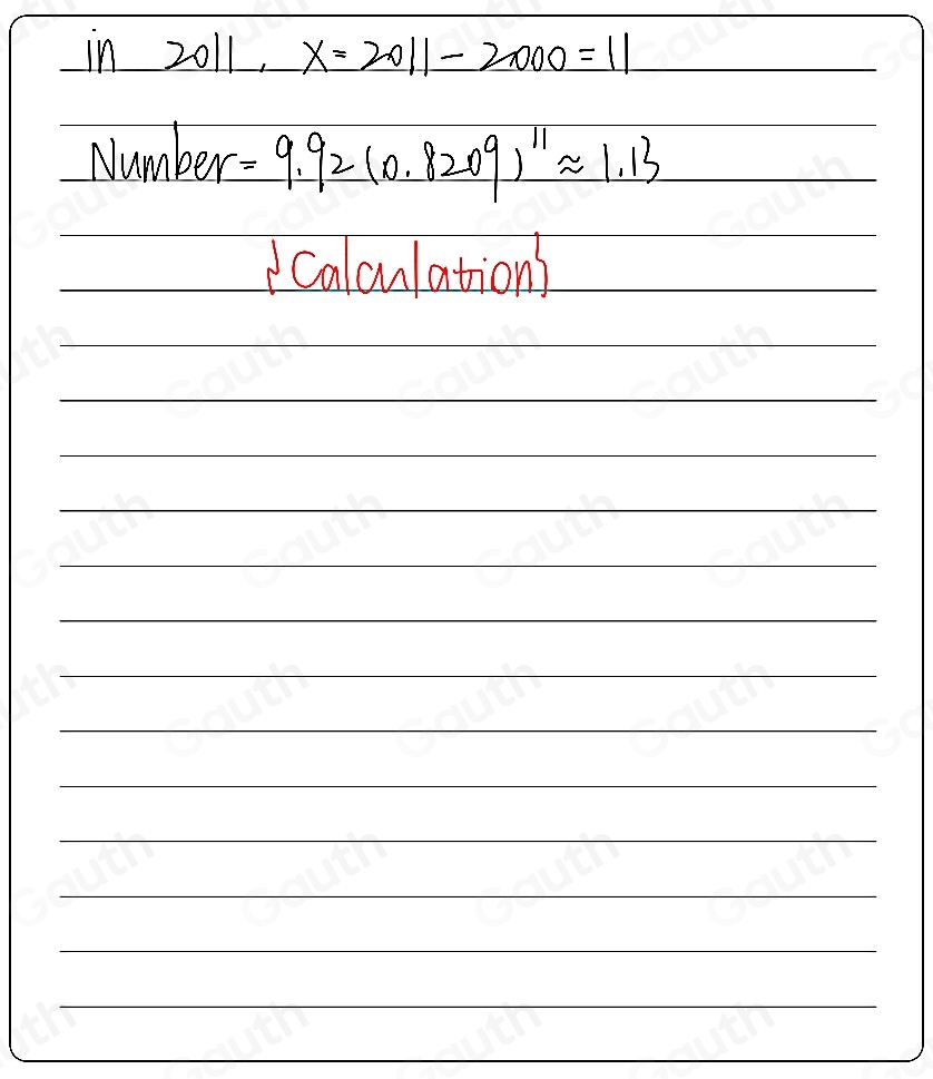 Solved: The number of VHS movie rentals has declined since the year ...