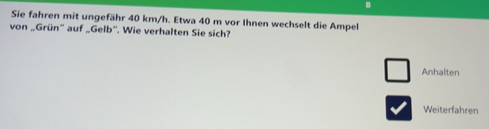 Sie Fahren Ungefahr 40 Kmh Etwa 40 M Vor Ihnen
