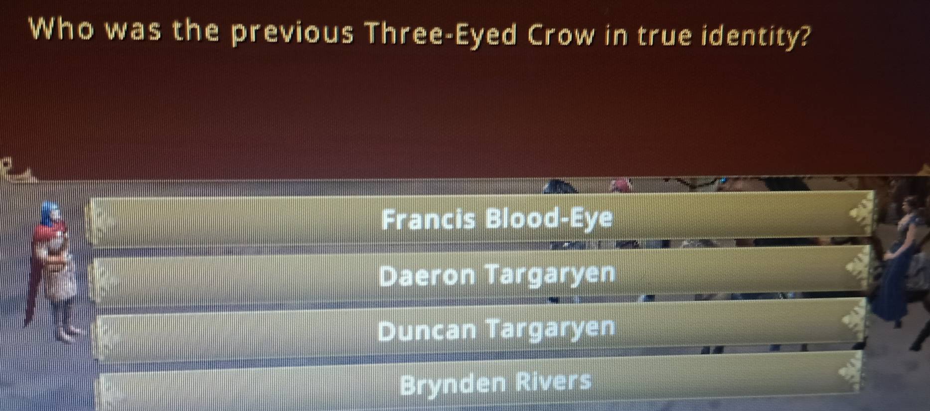 Solved: Who was the previous Three-Eyed Crow in true identity? Francis ...