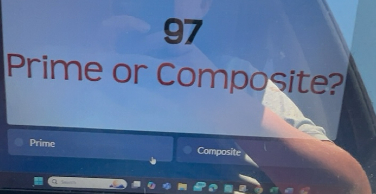 Solved: 97 Prime or Composite? Prime [Math]