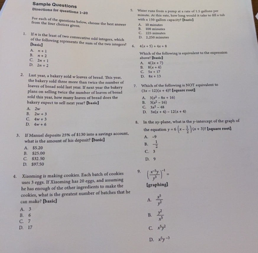 Solved: Sample Questions 5. Water runs from a pump at a rate of 1.5 ...