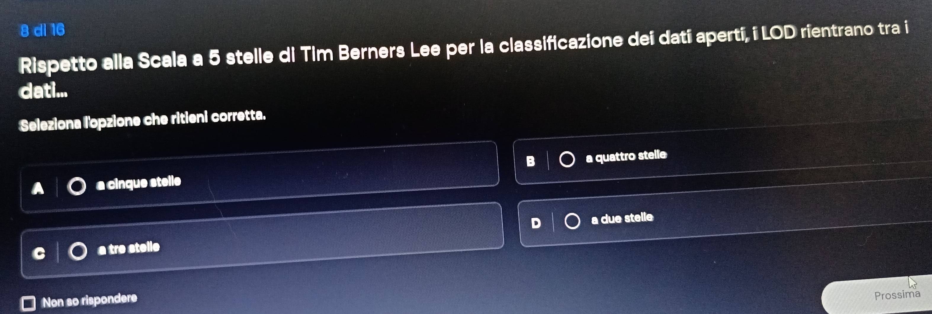 Risolto:di 16 Rispetto alla Scala a 5 stelle di Tim Berners Lee per la ...