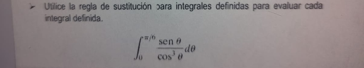 Resuelto:Utilice la regla de sustitución para integrales definidas para ...