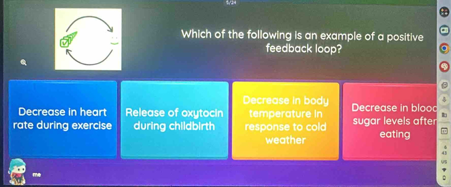 Solved: 5/24 Which of the following is an example of a positive ...