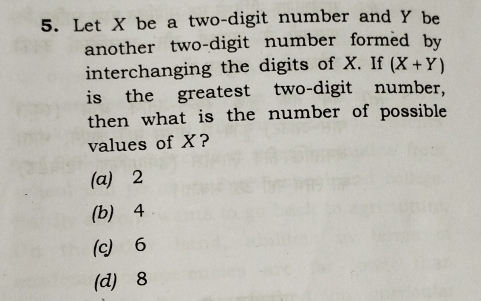 Solved: Let X be a two-digit number and Y be another two-digit number formed by interchanging ...