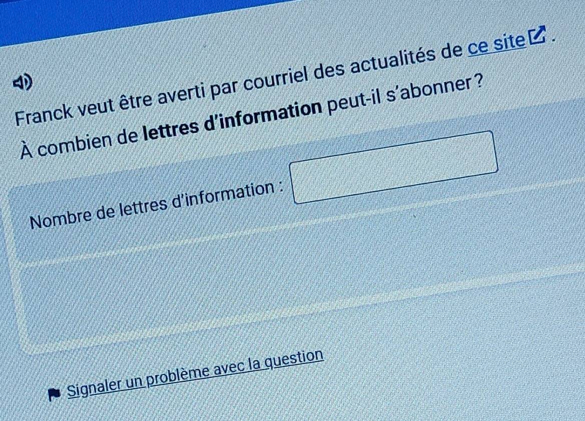 Résolu :Franck veut être averti par courriel des actualités de ce site ...