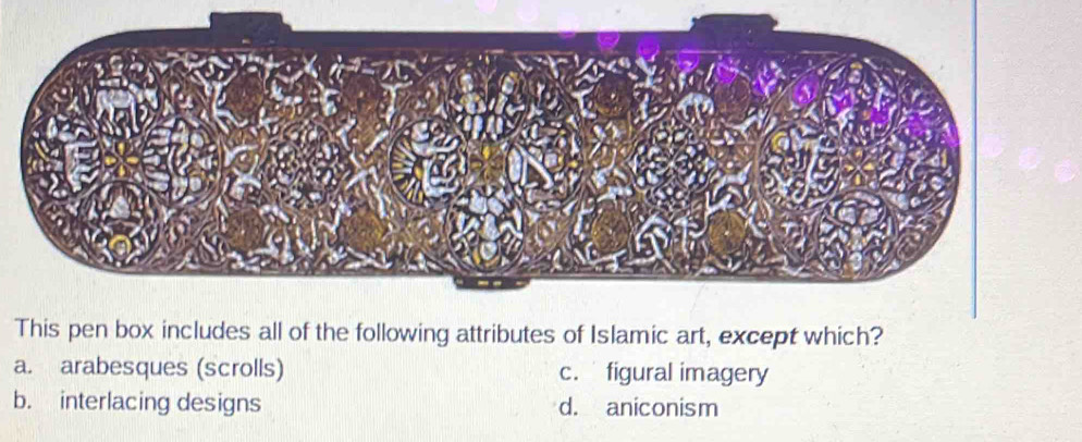 Solved: This pen box includes all of the following attributes of ...