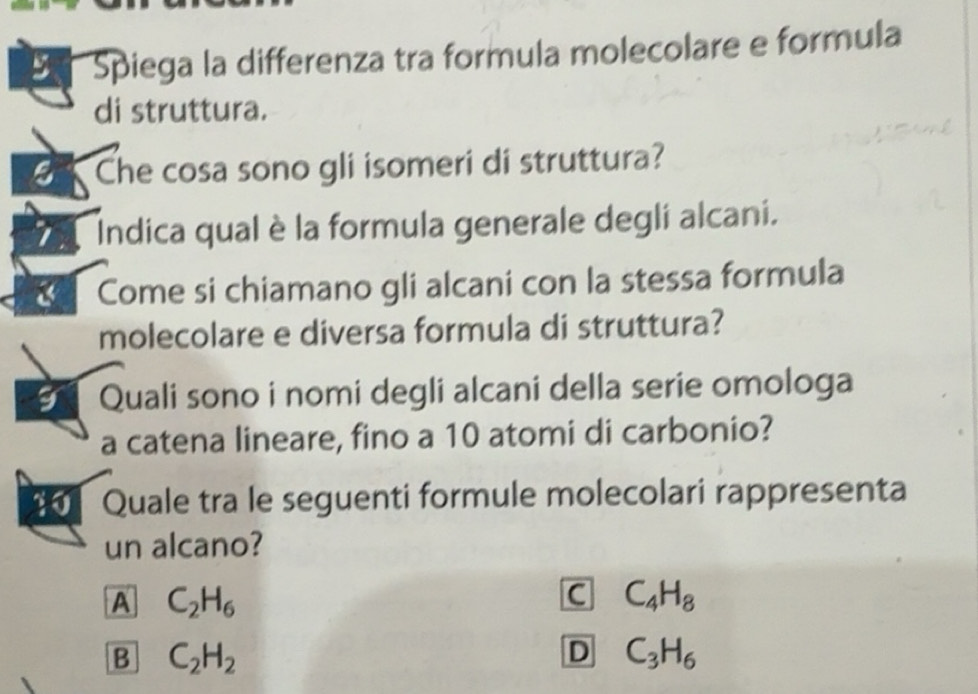Risolto:Spiega la differenza tra formula molecolare e formula di ...